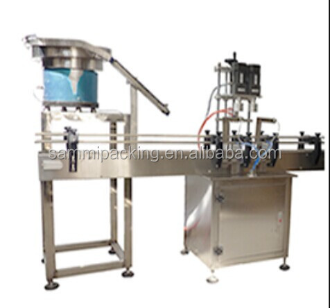 Pneumatic Glass Vial Bottle Screw Automatic Capping Machine Easy To Operate